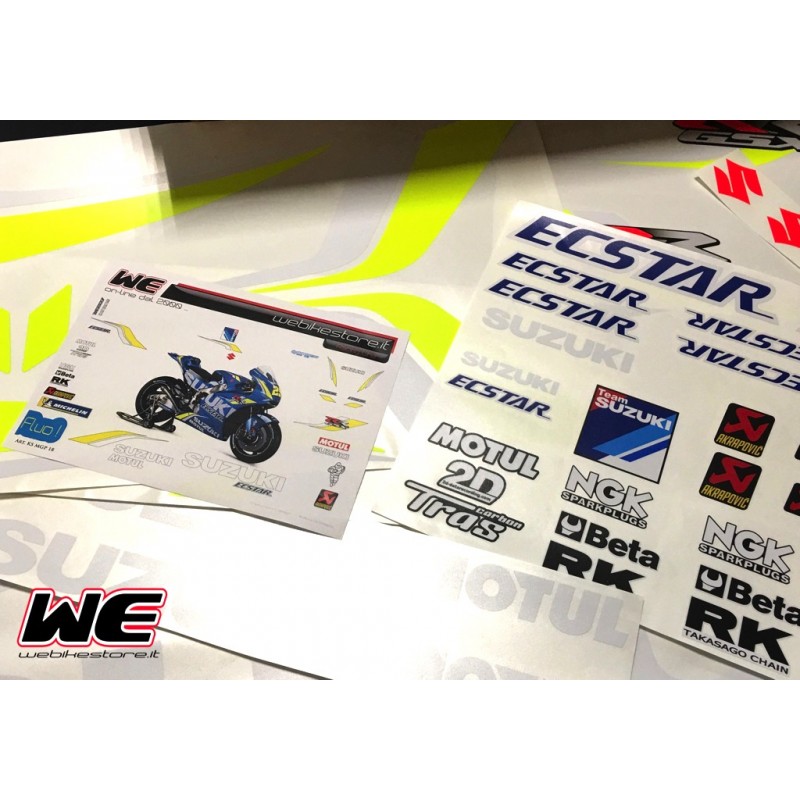 Suzuki MotoGP 2018 replica Race stickers kit