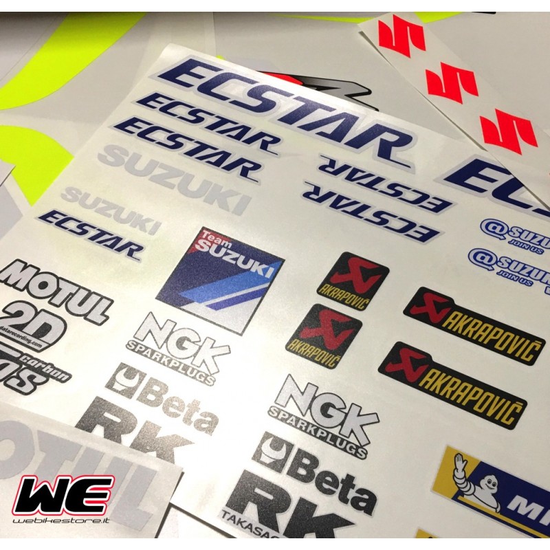 Suzuki MotoGP 2018 replica Race stickers kit